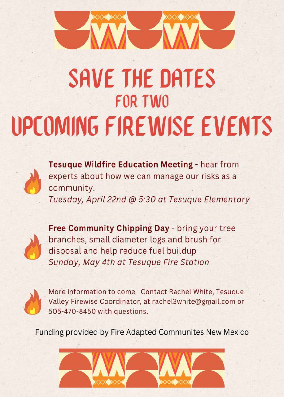 Tesuque: Firewise Event - Wildfire Education Meeting - NM OSI